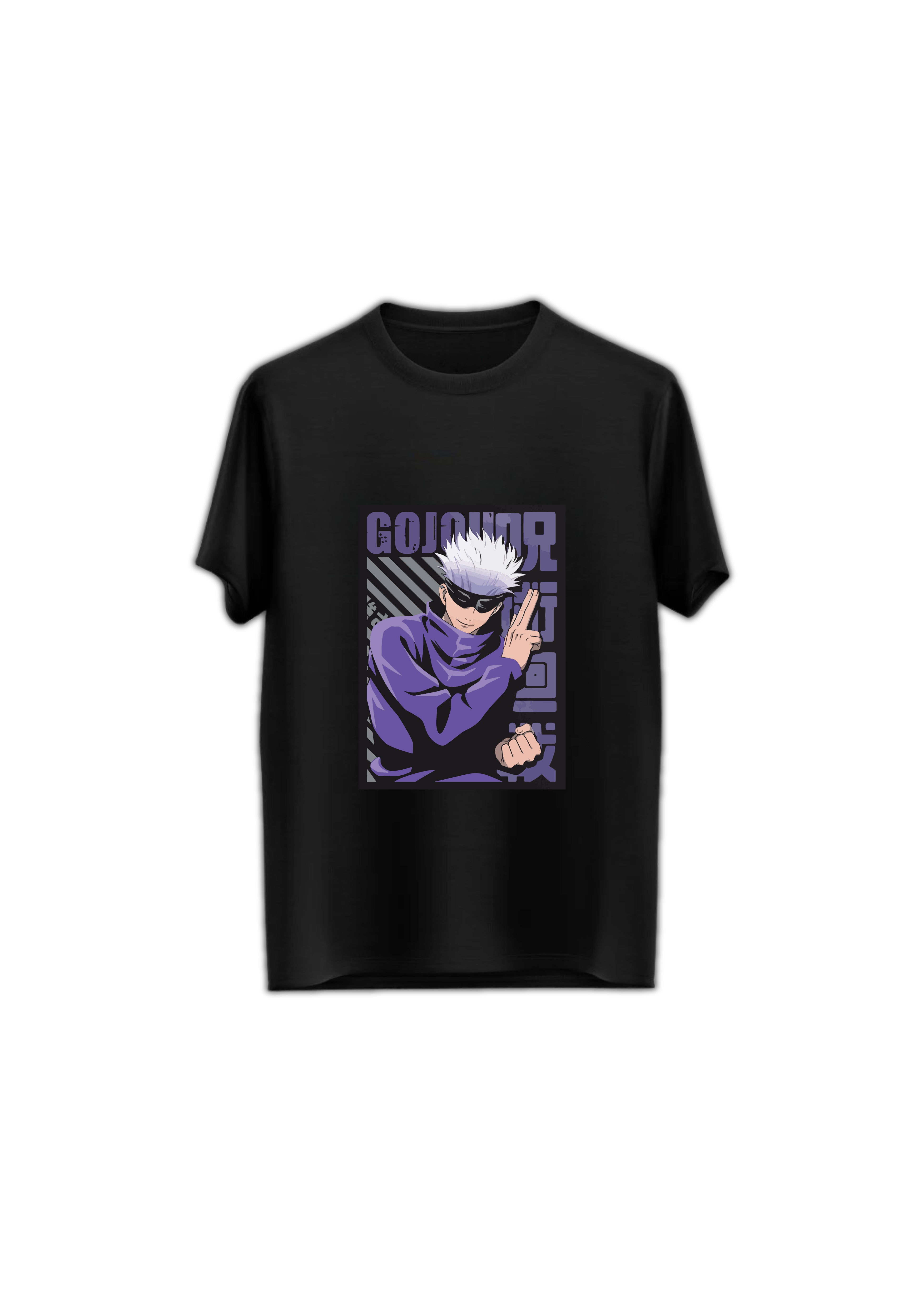 Gojo Anime Round Neck Half Sleeve Regular Fit T Shirt – WOOPME
