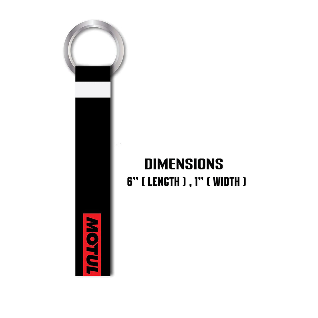 MOTUL Multicolored Lanyard keychain Holder Compatible For All Bikes Ca ...