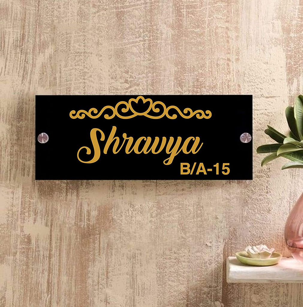 35 % Flat Off Door Acrylic Name Plates Customized Personalized Design ...